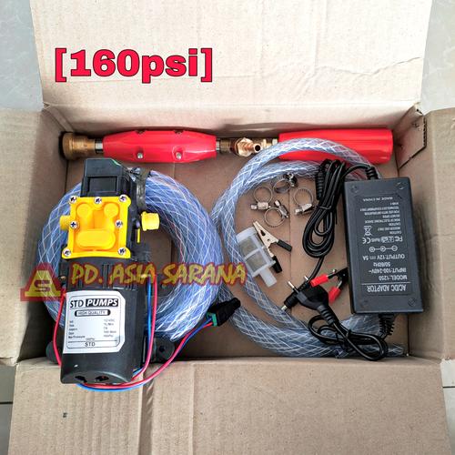 Jual [160psi] Paket Mini Steam Cuci Motor Set / Mesin Stim Mobil Pompa ...