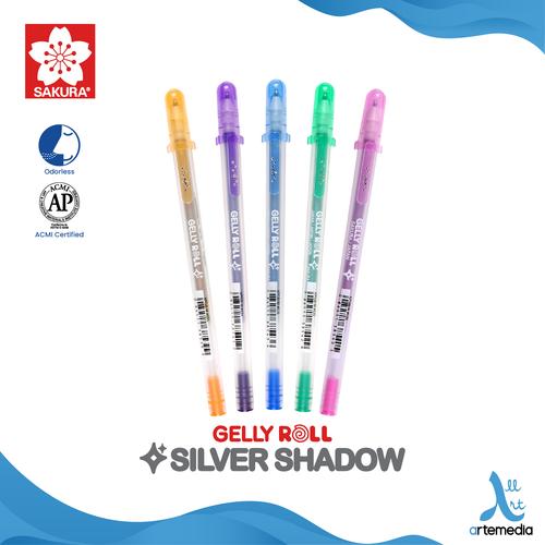 Jual Pulpen Warna Sakura Gelly Roll Silver Shadow Color Gel Pen Bolpen ...