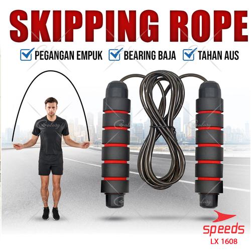 Promo SKIPPING OLAHRAGA LOMPAT TALI JUMP ROPE ORIGINAL SPEEDS 021-1608 ...