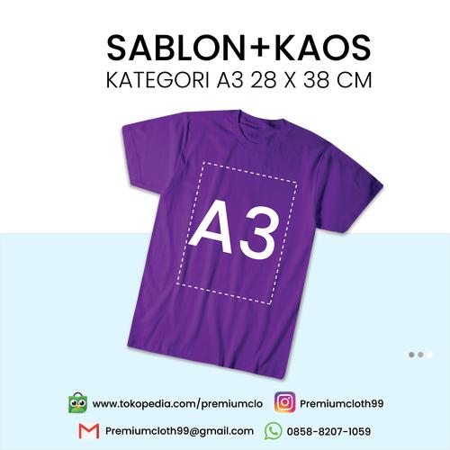 Jual SABLON KAOS SATUAN / KATEGORI SABLON A3 / DESAIN SUKA-SUKA - S ...