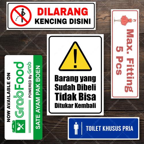 Jual sticker custom desain custom ukuran - Kota Semarang - tokodoku ...