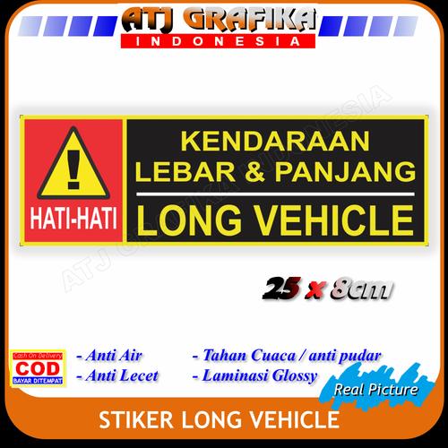 Promo stiker kendaraan panjang dan lebar Sticker long vehicle truck ...