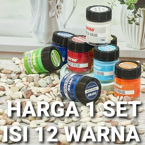 Promo Joyko TITI Acrylic Colour SET / Cat Akrilik 12 Warna Joyko ACC ...