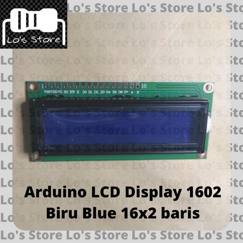 Jual Arduino LCD Display 1602 Biru Blue 16x2 Baris - Kota Tangerang - Lo's Store | Tokopedia