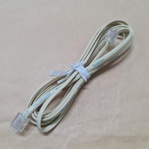 Jual Kabel LINE Telpon/Telephone 3 /5 /10 Meter RJ11 Yuri Suniku - 3M ...