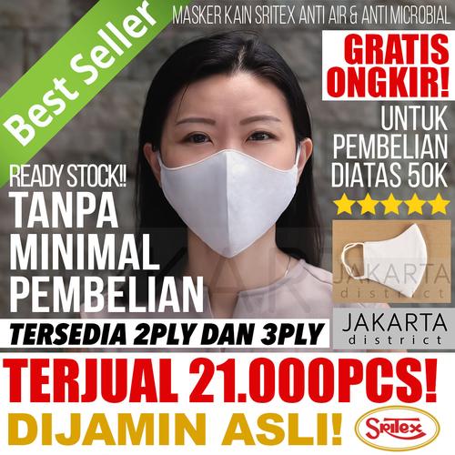 Jual Masker Sritex Masker Kain Non Medis Asli Original Ready Stock Anti ...