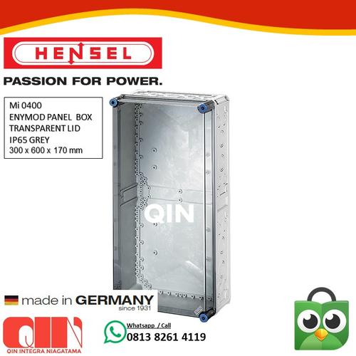 Jual PANEL BOX DISTRIBUSI HENSEL POLYCARBONATE 300x600x170mm IP65 Mi ...