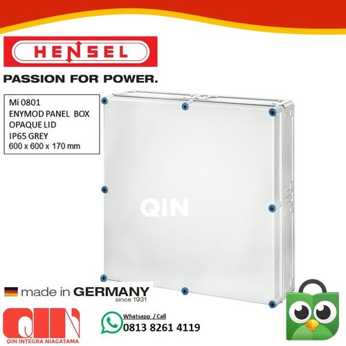 Jual PANEL BOX DISTRIBUSI HENSEL POLYCARBONATE 600x600x170mm IP65 Mi ...
