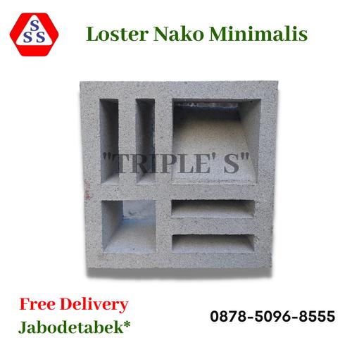 Jual Loster Beton Nako Minimalis LB6 Lubang Angin Roster Dinding Rumah ...