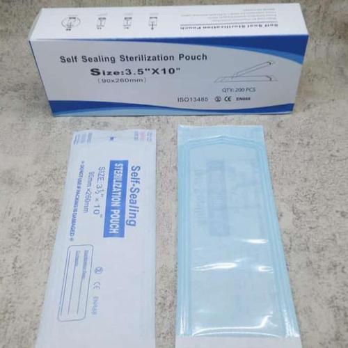 Jual 200pcs Sterilization Steril Pouch Pack Pouches / Medipack 90x260mm ...