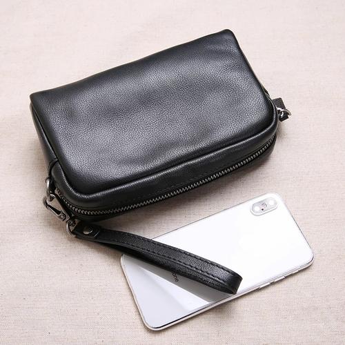 Jual Pouch Kulit Asli - Clutch Unisex Original Leather - Tas Tangan ...