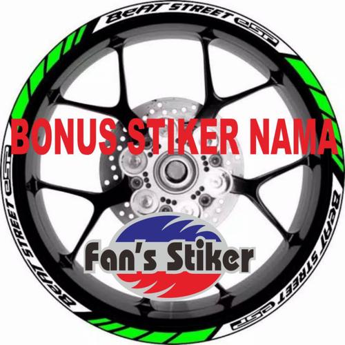Jual CUTTING STIKER LIST VELG HONDA BEAT OLD OR NEW - hijau stabilo, 1 ...