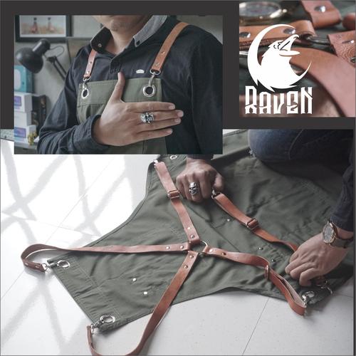 Jual APRON READY, APRON COSTUM - Hitam, strap katun - Kab. Bantul ...
