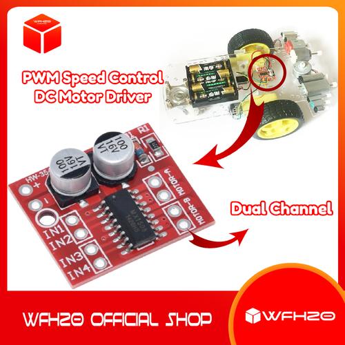 Jual Modul Motor Driver DC PWM Speed Control Dual Channel 1.5A 2 Arah ...