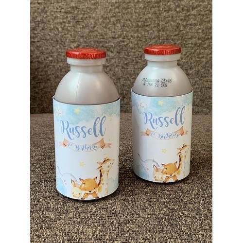 Jual Printable susu botol / label ulang tahun susu botol custom ...
