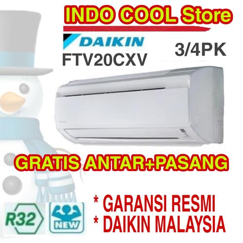 Promo Ac Daikin Split 3/4 PK FTV20 - UNIT ONLY - Jakarta Utara - INDO COOL STORE | Tokopedia