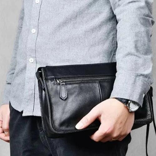 Jual Pouch Handbag Kulit Asli, Clutch Bag Asli Kulit Unisex Premium ...