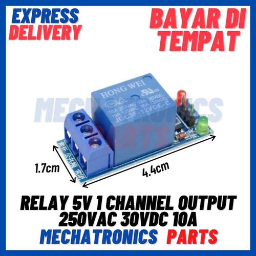 Jual RELAY 5V 1 CHANNEL OUTPUT 250VAC 30VDC 10A MODULE FOR ARDUINO ...