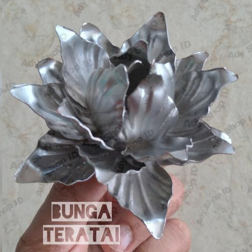 Jual ornamen aksesoris pagar besi bunga teratai pelat besi - Kab. Tegal ...