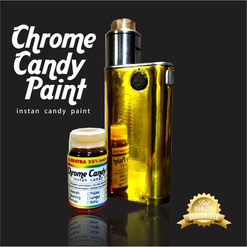 Jual Cat Velg Pelek CHROME CANDY PAINT Instan 12.5Ml Isi 25% Lebih ...