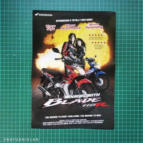 Jual Brosur Honda Blade 110R - Jakarta Timur - rayuankasir | Tokopedia