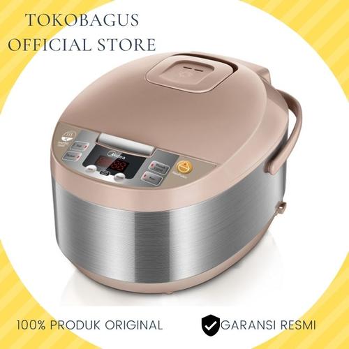 Jual Midea Rice Cooker Magic Com Digital MRD-5001BR 1.8 Liter Brown ...