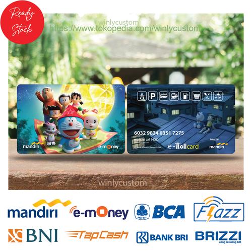 Jual KARTU EMONEY MANDIRI BCA BNI BRI Kartun Doraemon & Friends - 2 ...