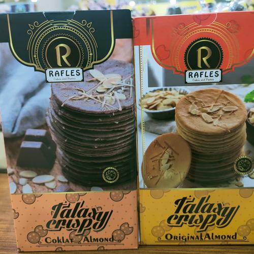 Jual Talas Crispy Almond Crispy Talas Rafles Khas Bogor - ORIGINAL ...