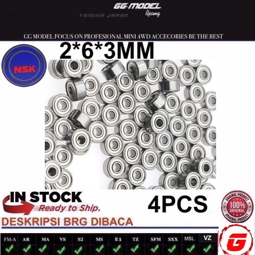 Jual REP TAMIYA BALL BEARING 620 / BEARING NSK 2X6 - Jakarta Barat ...