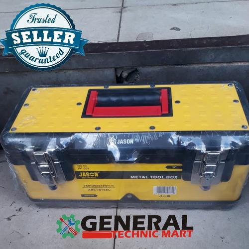 Jual TOOL BOX 2 susun pvc & steel kuning 15" JASON - Jakarta Pusat ...