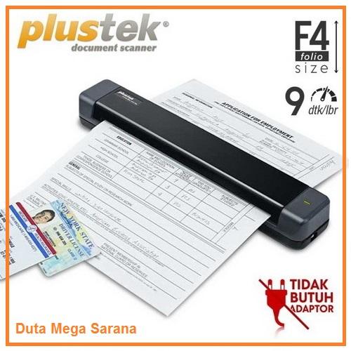 Jual Plustek S410 Plus Portable Scanner Dokumen Komputer Kertas F4 A4 ...
