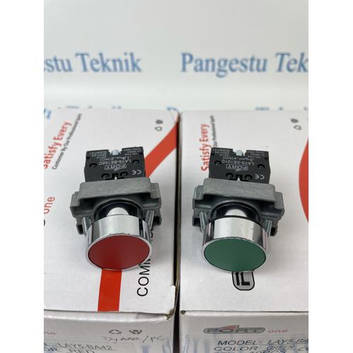 Jual Fort Push Button On Off 22mm 1NO/1NC - Merah - Kota Medan ...