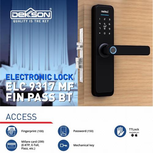 Jual smart lock dekkson ELC 9317 MF original - bukaan kiri, Tuya ...