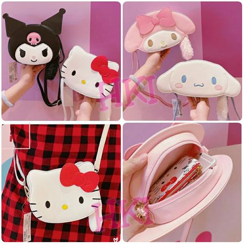 Jual Tas Selempang Bentuk Kepala Hello Kitty/My Melody/Kuromi ...