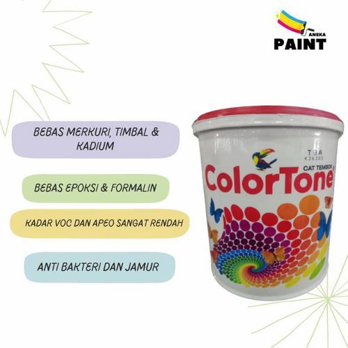 Jual cat tembok colortone warna muda / base DBC/ 3,5 liter /5kg / galon ...