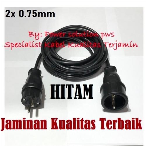 Jual Kabel listrik tambahan Extension 50 Meter 2x 0.75mm Perpanjang Rol ...