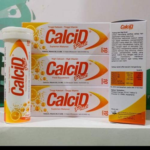 Jual Calci D Plus Effervescent isi 10 Calcid Plus / Cdr - Jakarta Timur ...