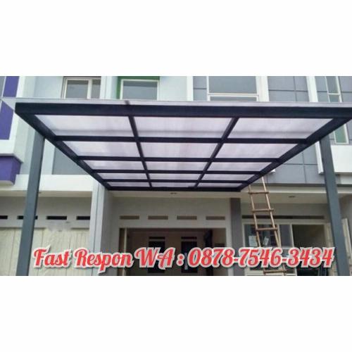 Jual Kanopi Rumah Minimalis / Canopy Atap Spandek Pasir / Kanopi ...