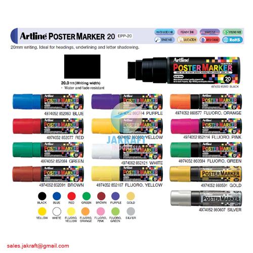 Jual Spidol Graffiti Mural Dinding Kaca 2 Cm ARTLINE Poster Marker EPP ...