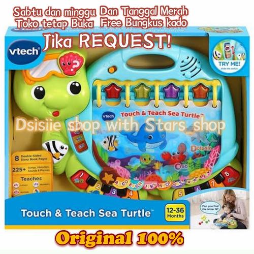 Jual Vtech Touch and Teach Sea Turtle Interactive Toy Original - Mainan ...