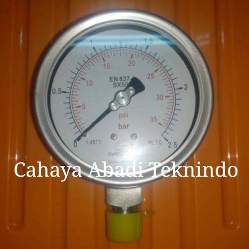 Jual Pressure gauge Schuh Full SS 2,5Bar 4"inch SX500 Schuh Technology - Jakarta Barat - Cahaya ...