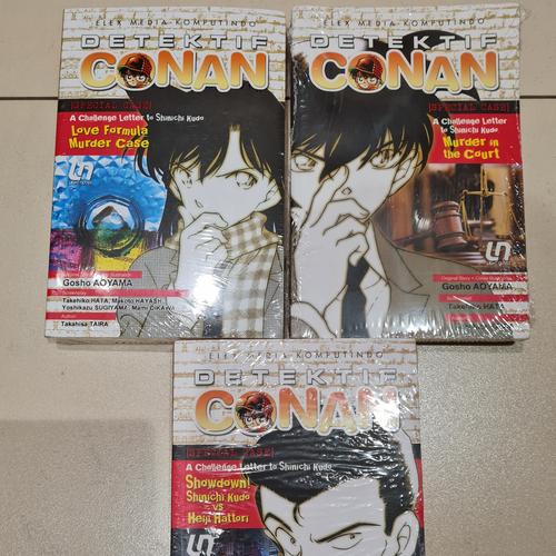 Jual Komik Detektif Conan Challenge Letter to Sinichi Kudo set 3 buku - Jakarta Barat - alwin91 ...