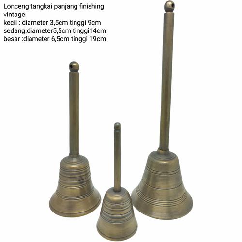 Jual Lonceng kuningan / lonceng tangkai panjang / lonceng tangan ...