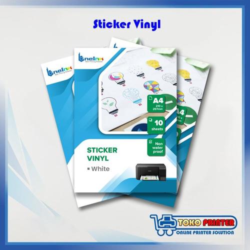 Jual Kertas Sticker Vinyl A4 Inkjet / Stiker Vinil / Vynil - Jakarta ...