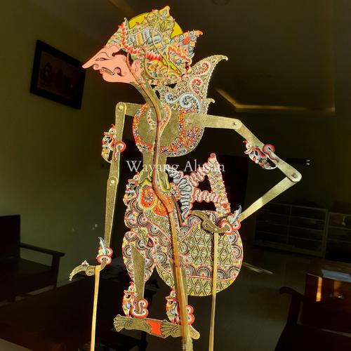Jual Wayang kulit Karno / Basukarno Alusan kulit Kerbau Ukuran Standar ...