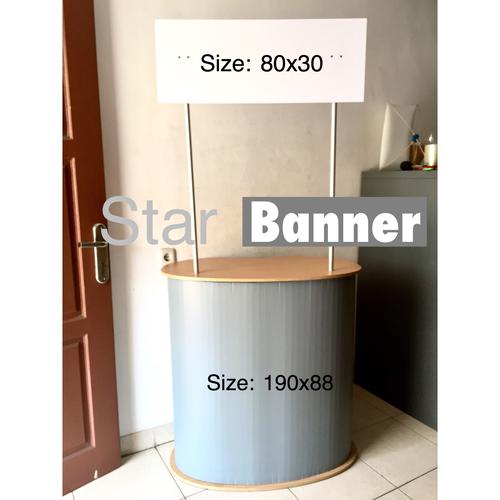 Jual Polycounter Curve Oval (with header) | Pop Up Table | Pop Up ...