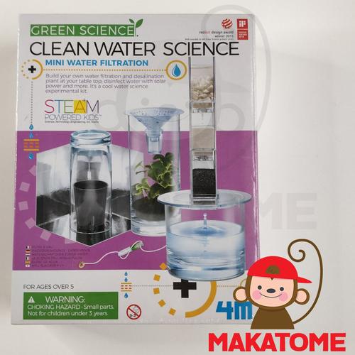 Jual Green Science Clean Water Science 4M mini filtration mainan filter ...