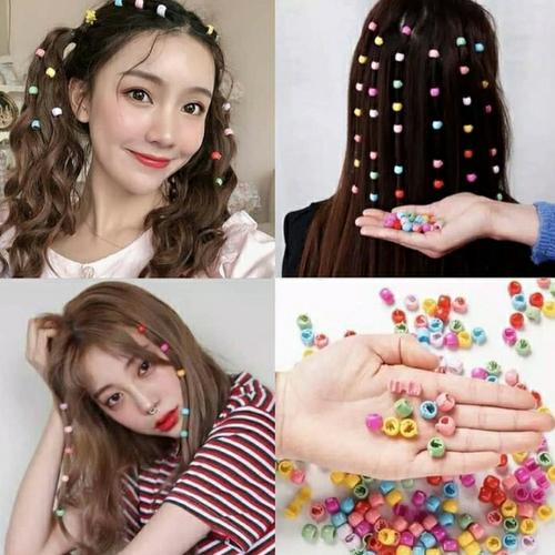 Jual Jepit Rambut / Jepit Mini Korea Bulat / jepit rambut anak Isi 50 ...