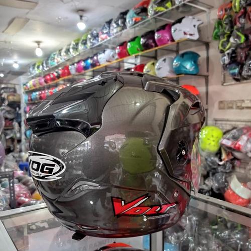 Jual HELM VOG VOLT GUNMETAL/ABU2 Dobel visor - Kota Semarang - sri jaya ...