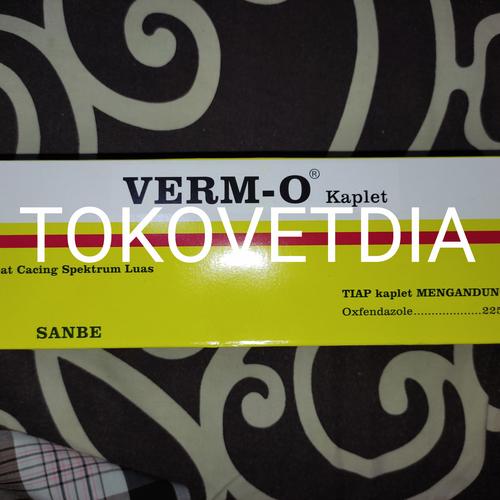 Jual VERM-O 10 kaplet antelmintik obat cacing kambing sanbe - Kab ...